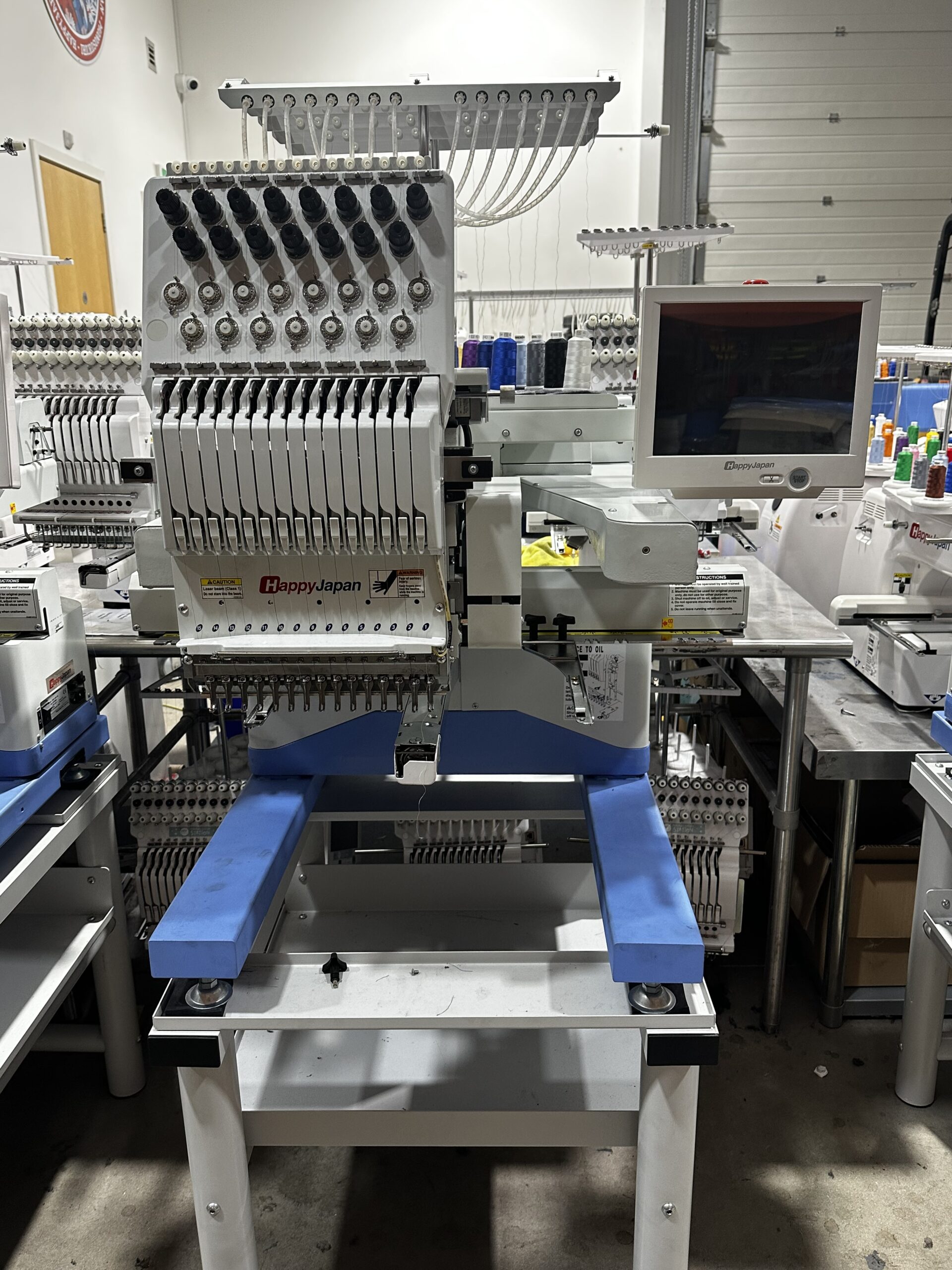 HCU 1501 HappyJapan 2nd Hand Embroider Machine - Industrial ...